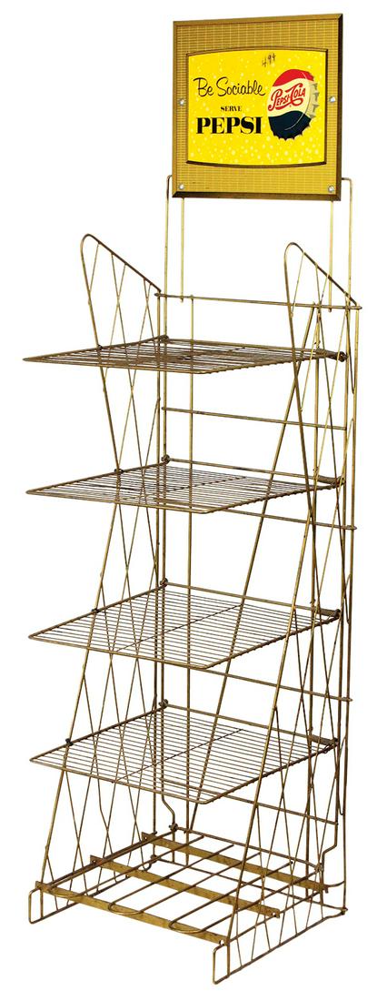 Pepsi-Cola Display Rack, "Be Sociable", double-sided - May 16, 2021 ...