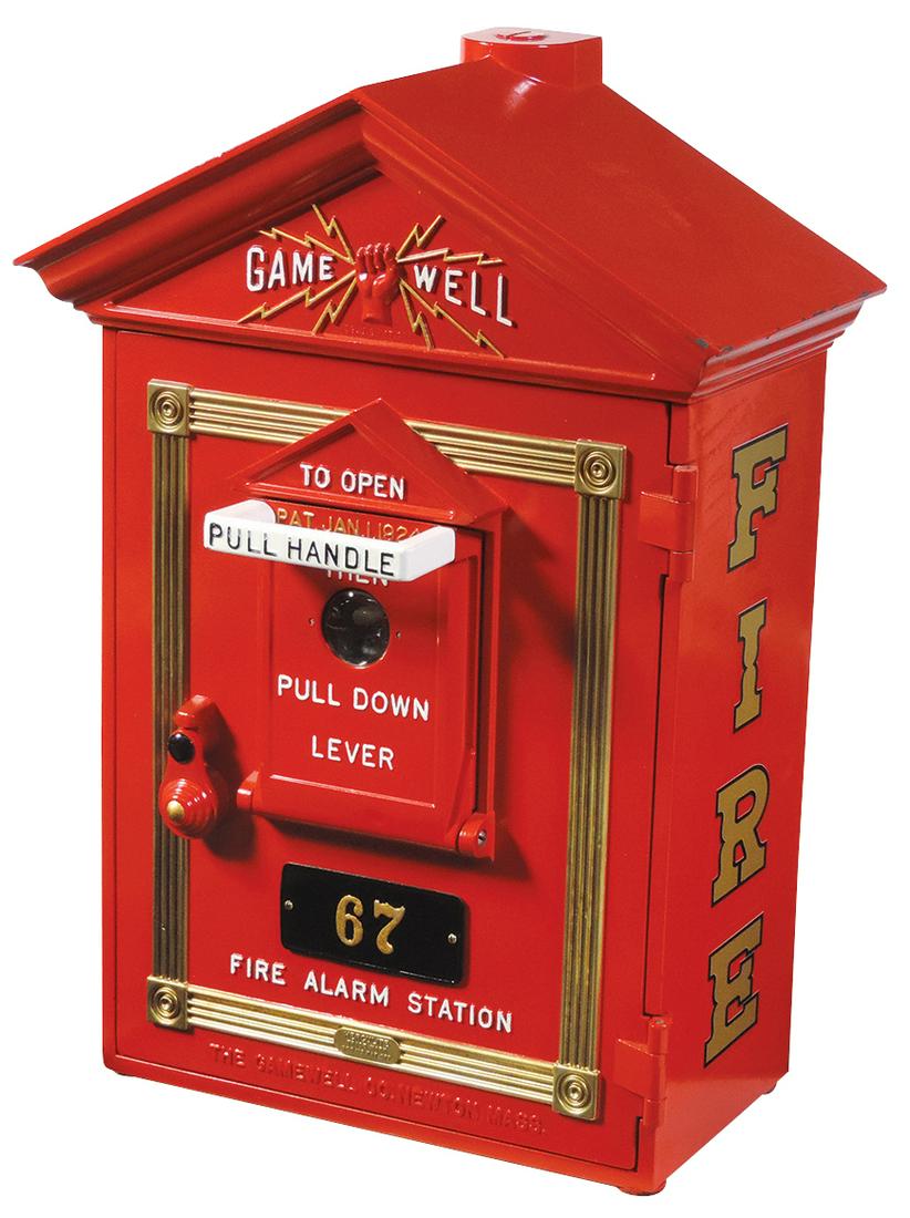 Fire Call Box, Gamewell Fire Alarm Station, Cast