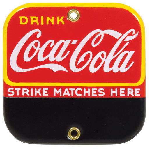 Coca Cola Porcelain Match Striker, Rare, Canadian,