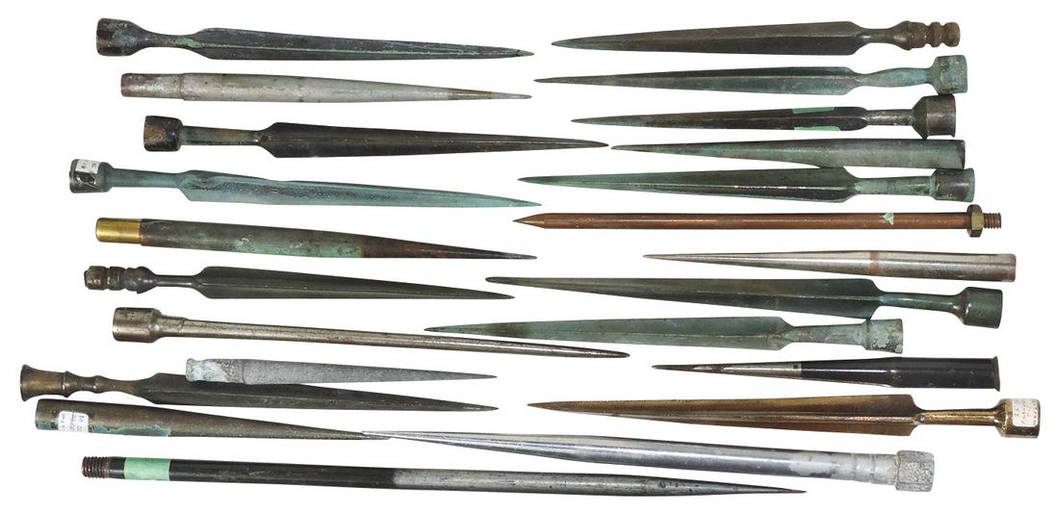 Lightning Rod Finials & Points (23), Most Are