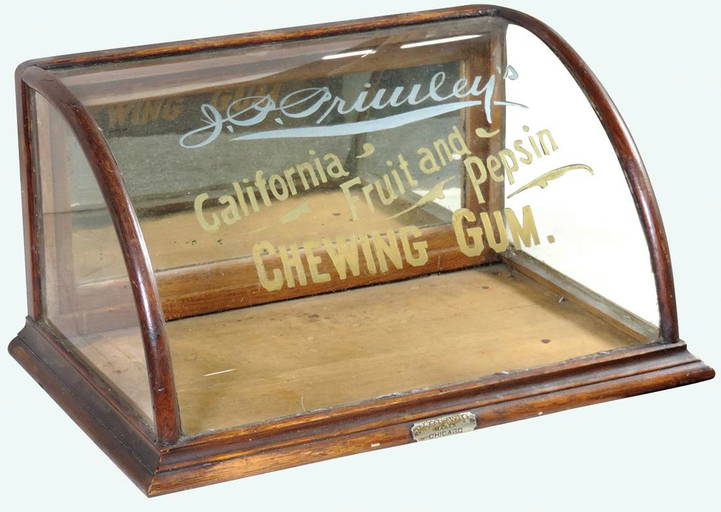 Country Store Chewing Gum Display Case, "j.p. Primley's