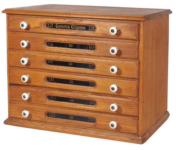 Watchmaker's Crystal Case, "geneva Glasses" Sizes 12 To