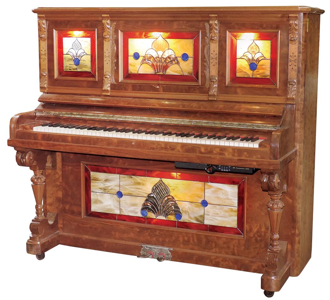 Player Piano, S.g. Chickering Boston Upright Model