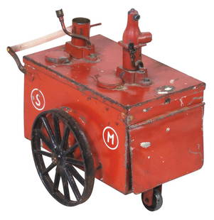 Bowser Double Lubester Texaco Oil Cart