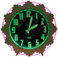 Aztec Electric Neon Clock, Cleveland, OH - Feb 28, 2016 | Material ...