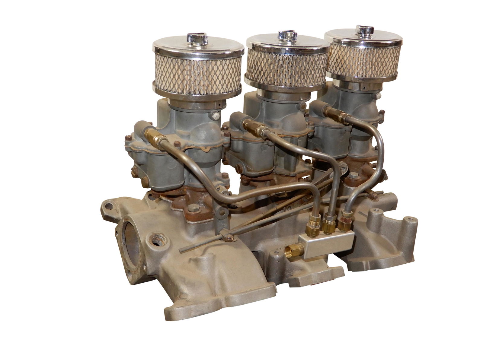 Tri Power Intake Manifold for Y-Block Ford, 292/312, Edelbrock 553 ...