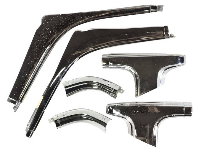 Ford Parts (6), Ranchero 1970-71, chrome rear window & box corners for ...