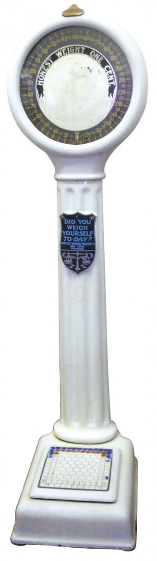 Coin-operated scale, Peerless Weighing Machine Co.-NY p