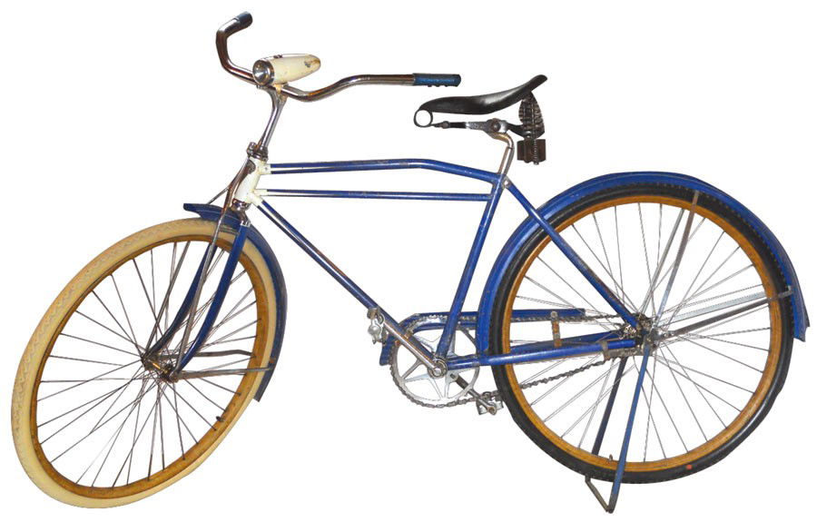 Bicycle, Iver Johnson Mobicycle Model 87 M, 27", Blue,