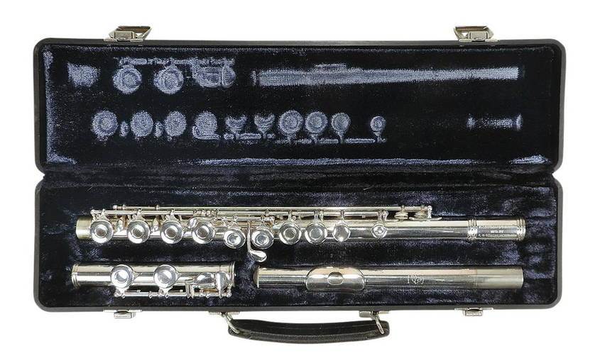 Musical Instrument, C Flute, Mfgd By Gemeinhardt, Mod. M2, Ser. #201735 ...
