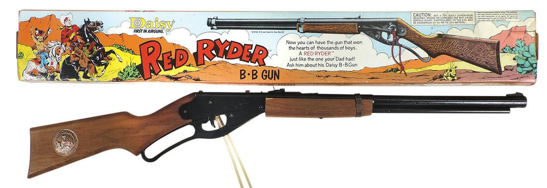 Air Rifle, Daisy Red Ryder, Mod. 1938b, Wood Stock W/50th Anniversary ...