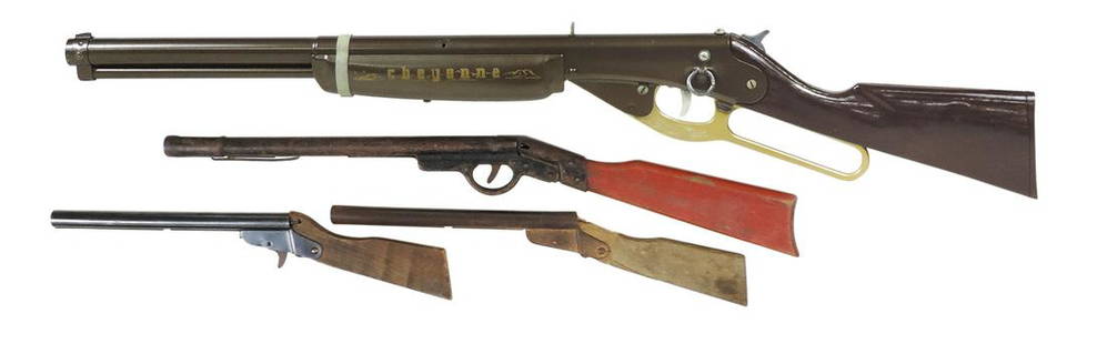 Toy Pop Guns (4), No. 660 Cheyenne, Mfgd By Daisy W/ricochet Sound ...