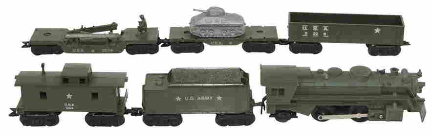 Marx Army Train Set