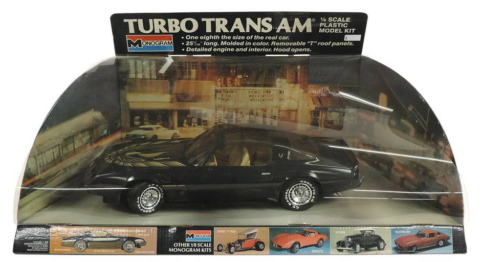 Toy Model Trans Am Dealer Display, Mfgd By Monogram, Die Cast 1/8 Scale ...