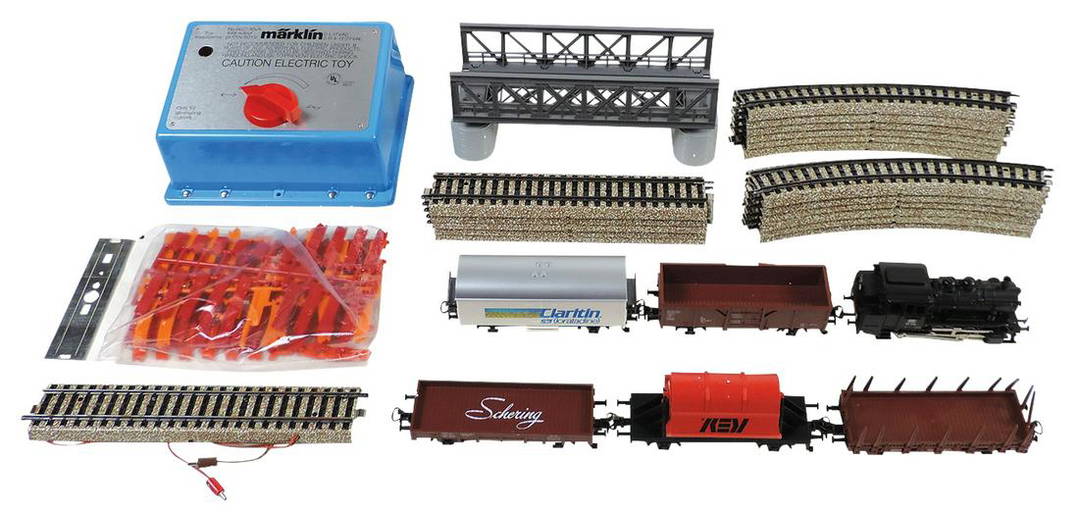 Toy Boxed Train Set, Marklin Ho Starter Set #2916 W/digital Loco, 5 ...
