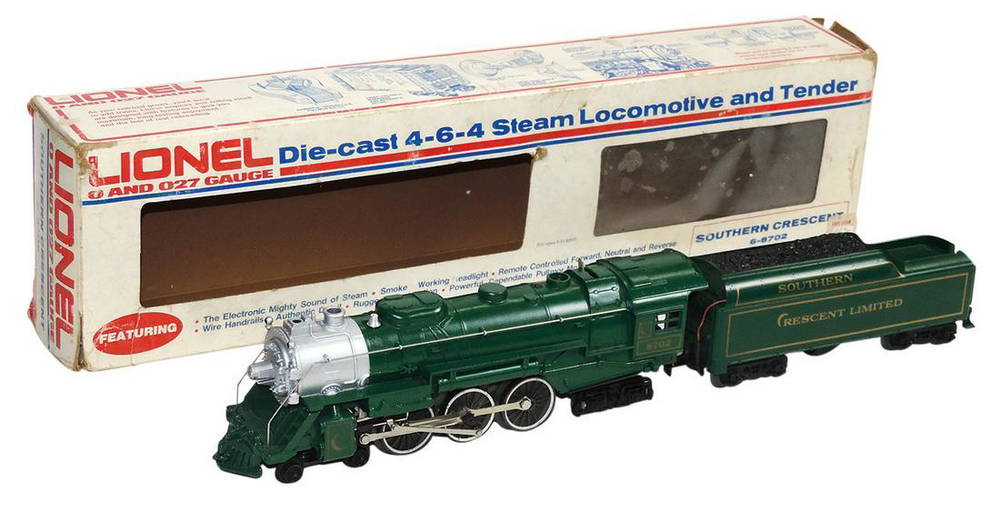 Toy Southern Crescent Engine & Tender (2), Lionel 4 6 4 Steam Loco ...