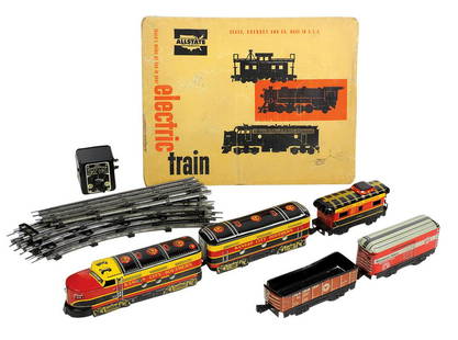 Toy Allstate Boxed Electric Train Set, Kansas City Southern, Mfgd By ...