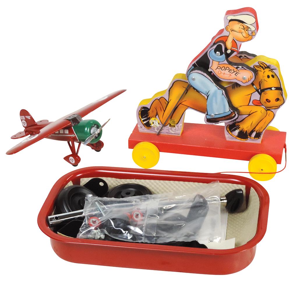 Toy Vehicles & Bank (3), Fisher Price Popeye Cowboy Ltd Ed, 1932 ...