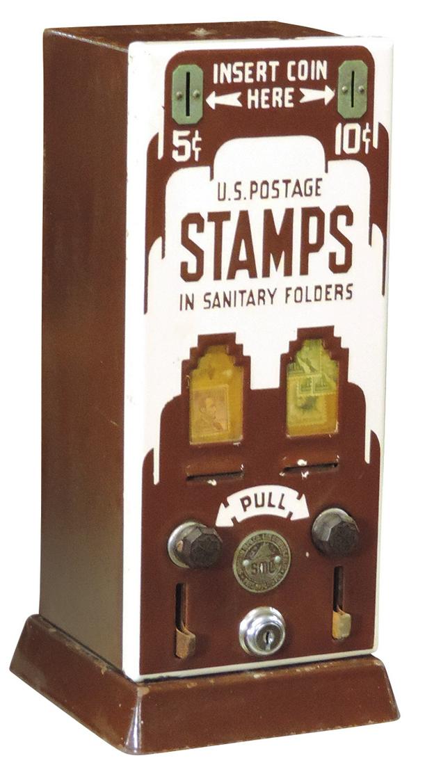 Coin Operated Art Deco Postage Stamp Vendor By Shipman Mfg Co ...