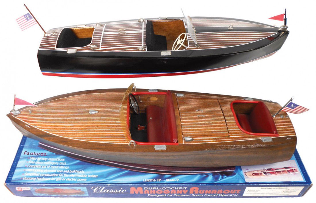 0025: Boats (2), Sterling scale models, mahogany dual c - May 19, 2012 ...