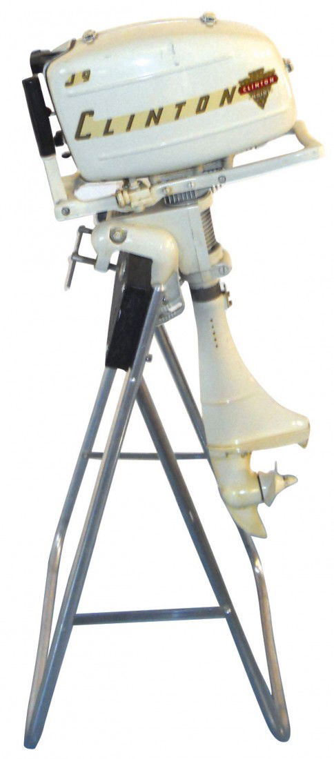 0510: Boat outboard motor w/stand, Clinton J9, mfgd by - May 19, 2012 ...