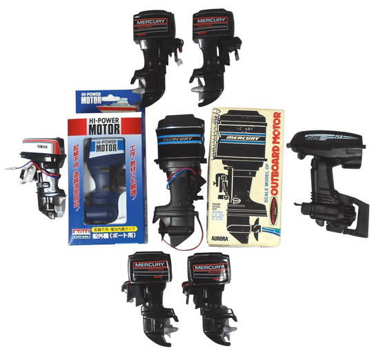 Miniature Outboard Motors (8); Mercury Scale Mode