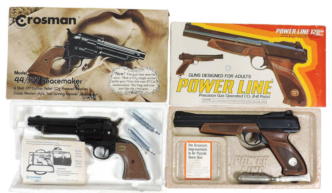 Toy Guns (2), Daisy Power Line 1200 Precision Gas-operated Co2 Bb ...
