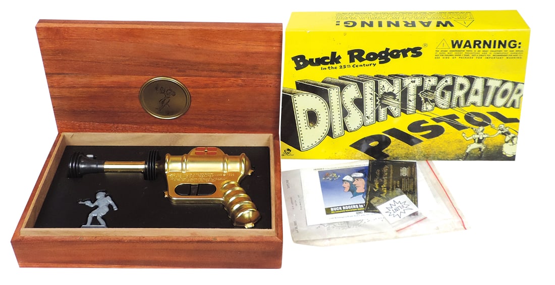 Toy Gun, Daisy Buck Rogers Atomic Disintegrator Ltd Ed In Wood Case, No ...