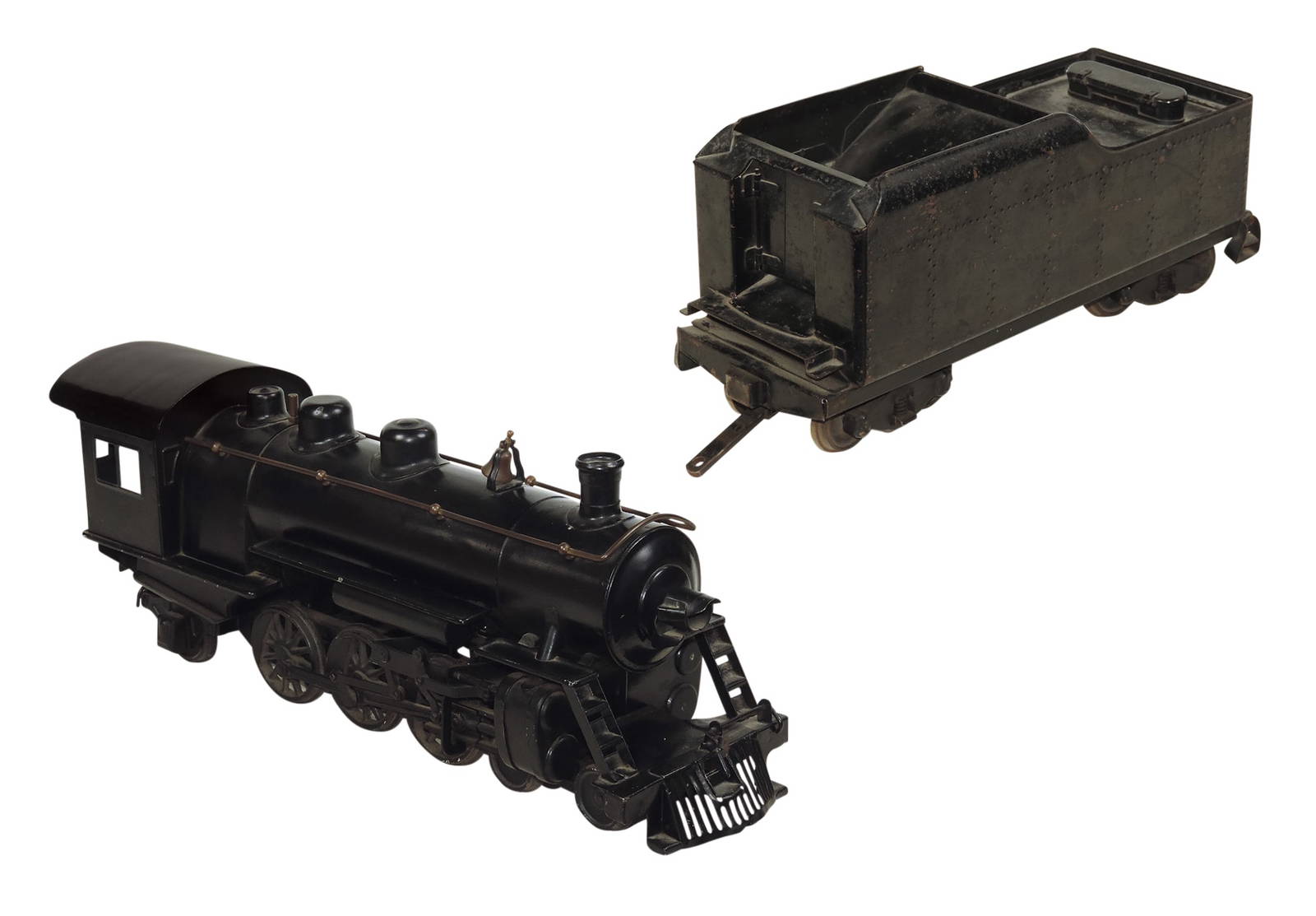 Toy Railroad Cars, Buddy L Outdoor Locomotive & Tender, Mfgd By Moline ...