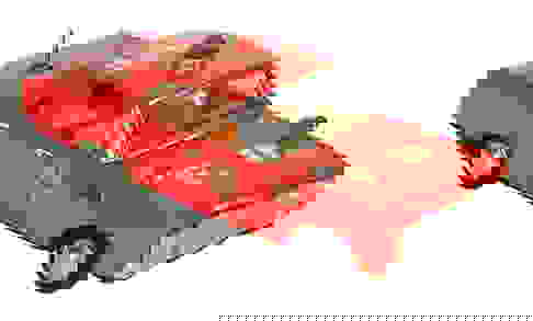 Toy Fire Chief Car, Nomura Tn Japan, B-o Litho On Tin, C.1960's, Exc+ ...