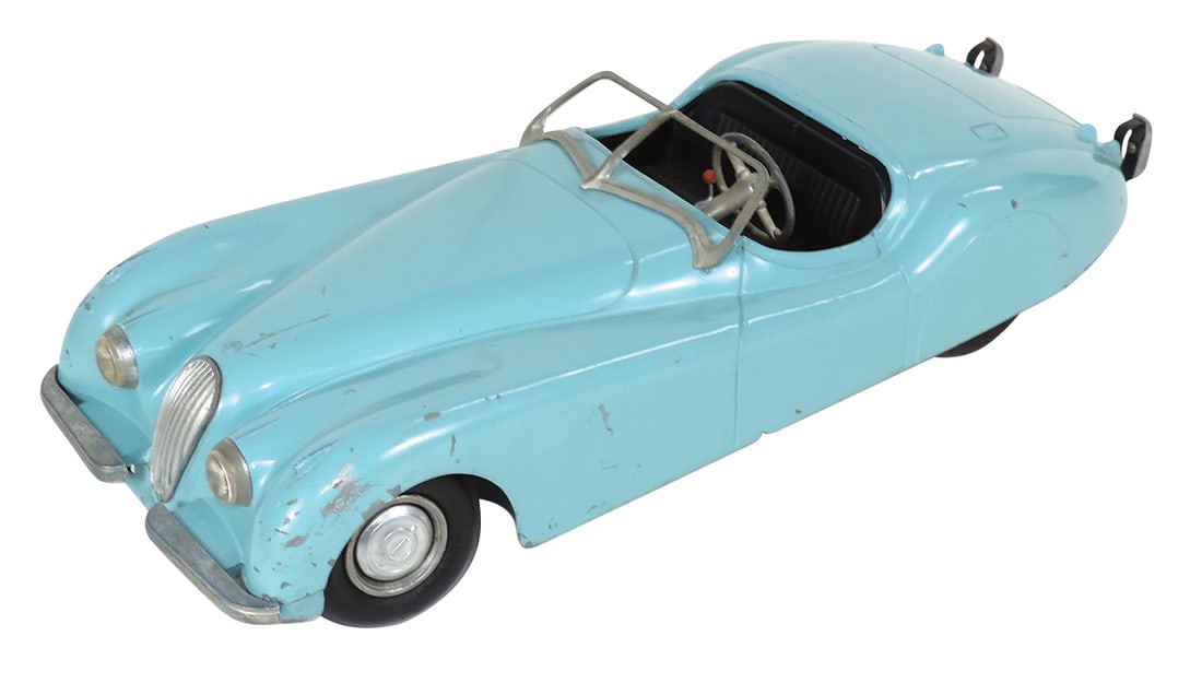 Toy Car, 1948 Jaguar Xke Roadster, Mfgd By Doepke Model Toys, Diecast ...