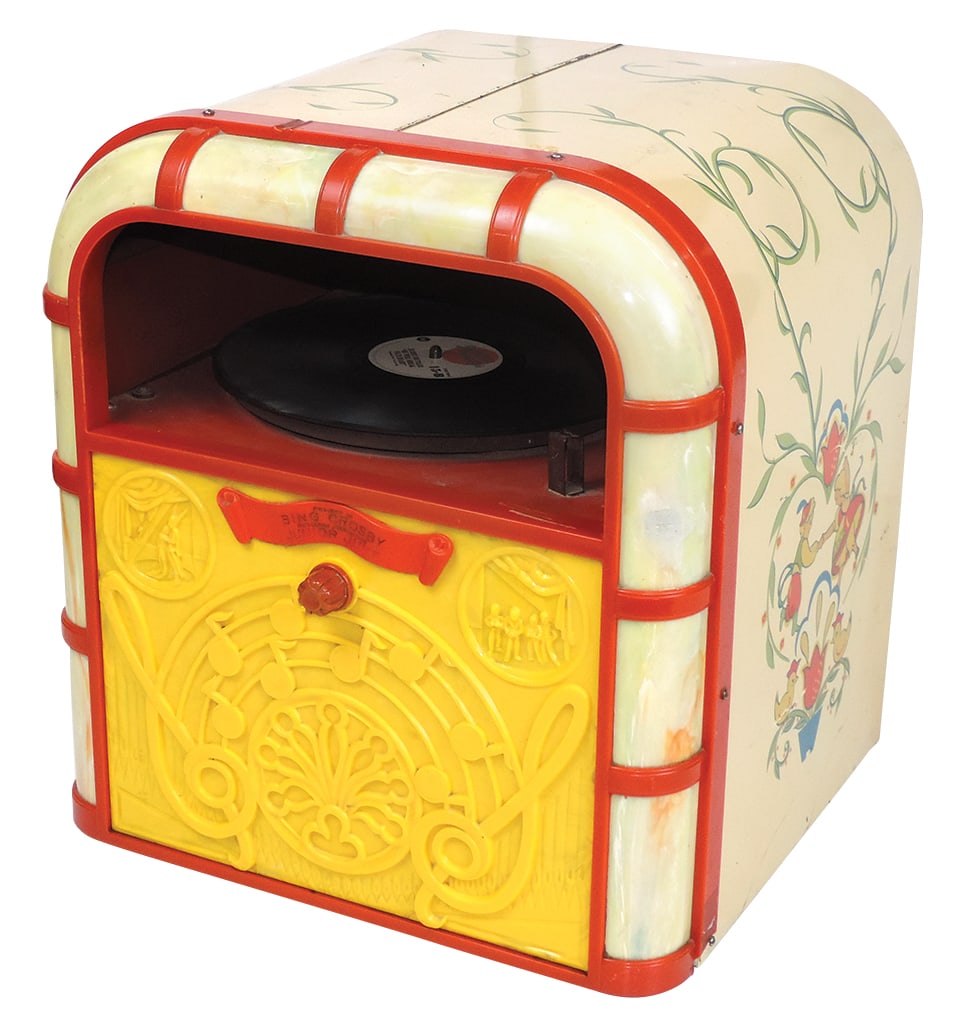 Toy Jukebox, Bing Crosby Junior Juke, Mfgd By Lindstrom, C.1949, Litho ...