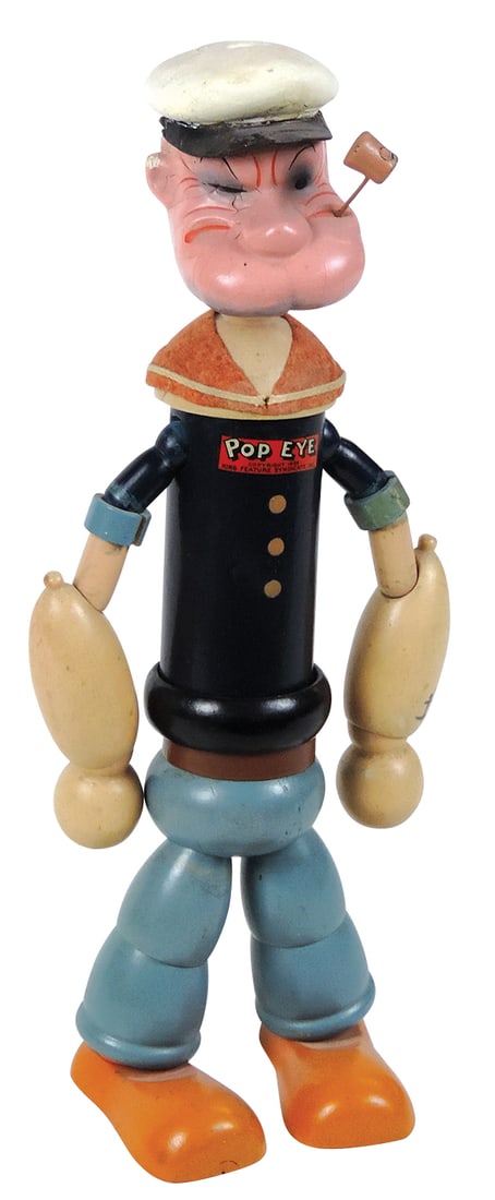 Character Doll, Popeye, King Features Syndicate, C.1935, Composition ...