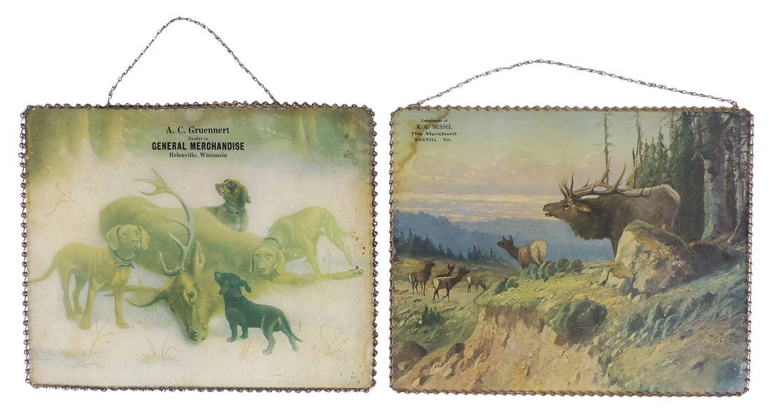 Hunting Chain Pictures (2), A.c. Gruennert, Dealer In General ...