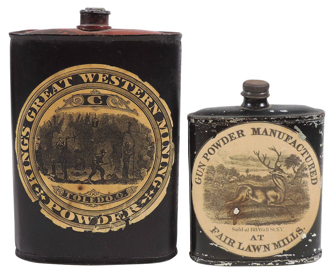 Gunpowder Cans (2), King's Great Western Mining Powder-toledo 1 Lb ...