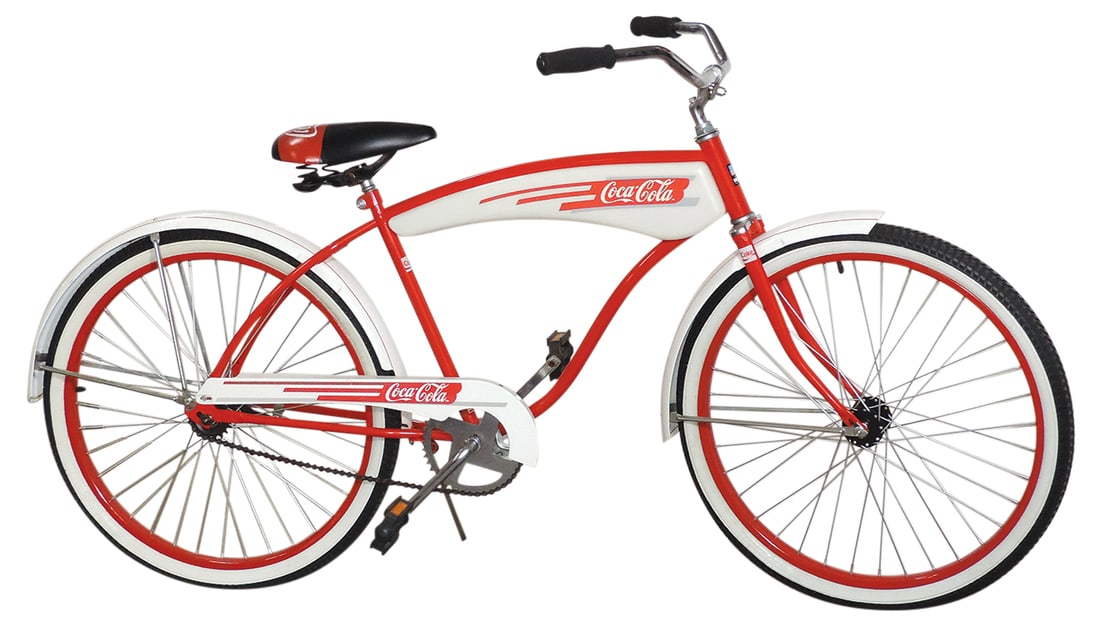Coca-cola Bicycle, Mfgd By Huffy, Single Speed, 26" Balloon Tire ...