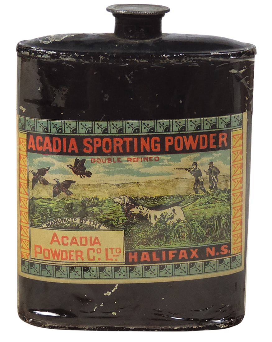 Gunpowder Can, Acadia Sporting Powder, Mfgd By Acadia Powder-halifax ...