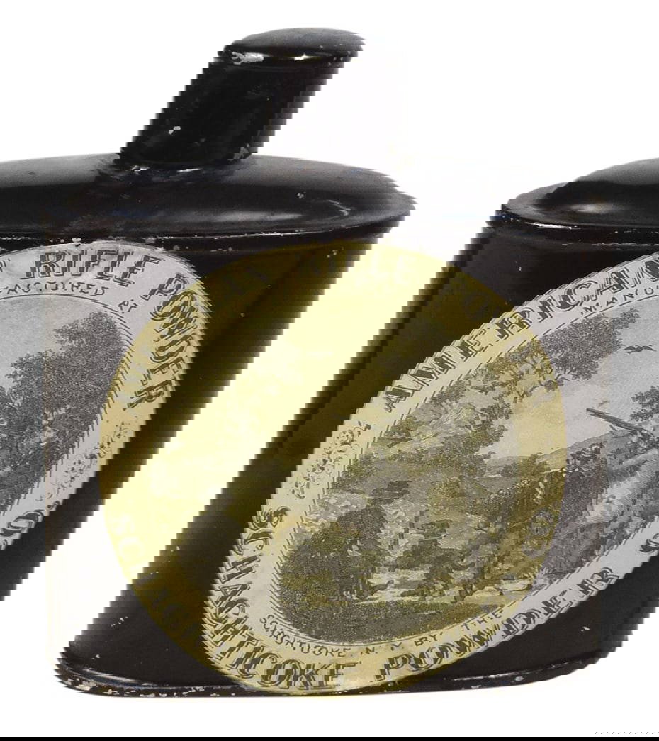 Gunpowder Can, American Rifle Powder, Mfgd By Schaghticoke Powder Co ...