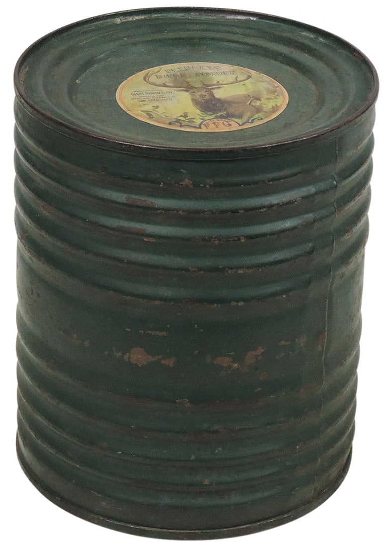 Gunpowder Keg, Peerless Rifle Powder, Mfgd By Giant Poster Co.-san ...