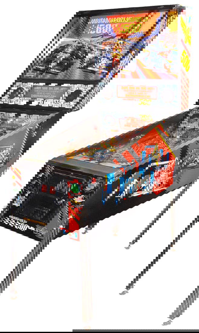 Coin-operated Arcade Machine, Indianapolis 500 Pinball, C.1995 By ...