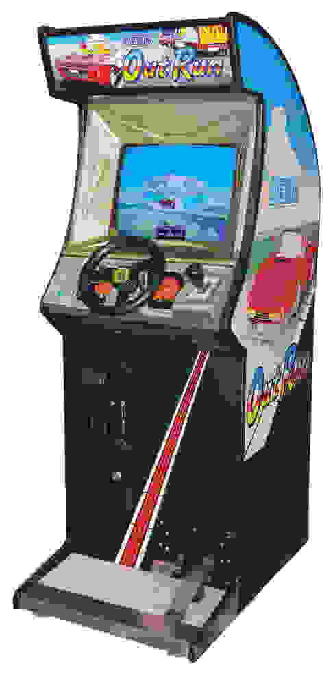 Coin-operated Arcade Machine, Sega Out Run Video Game, 50 Cent Play, C ...