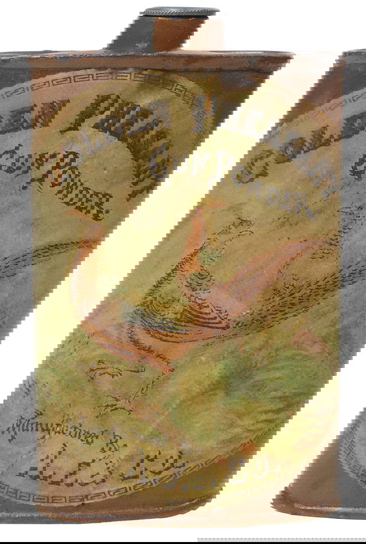 Gunpowder Can, Golden Pheasant, Mfgd By A.f. & Co.(second Grade Dupont ...