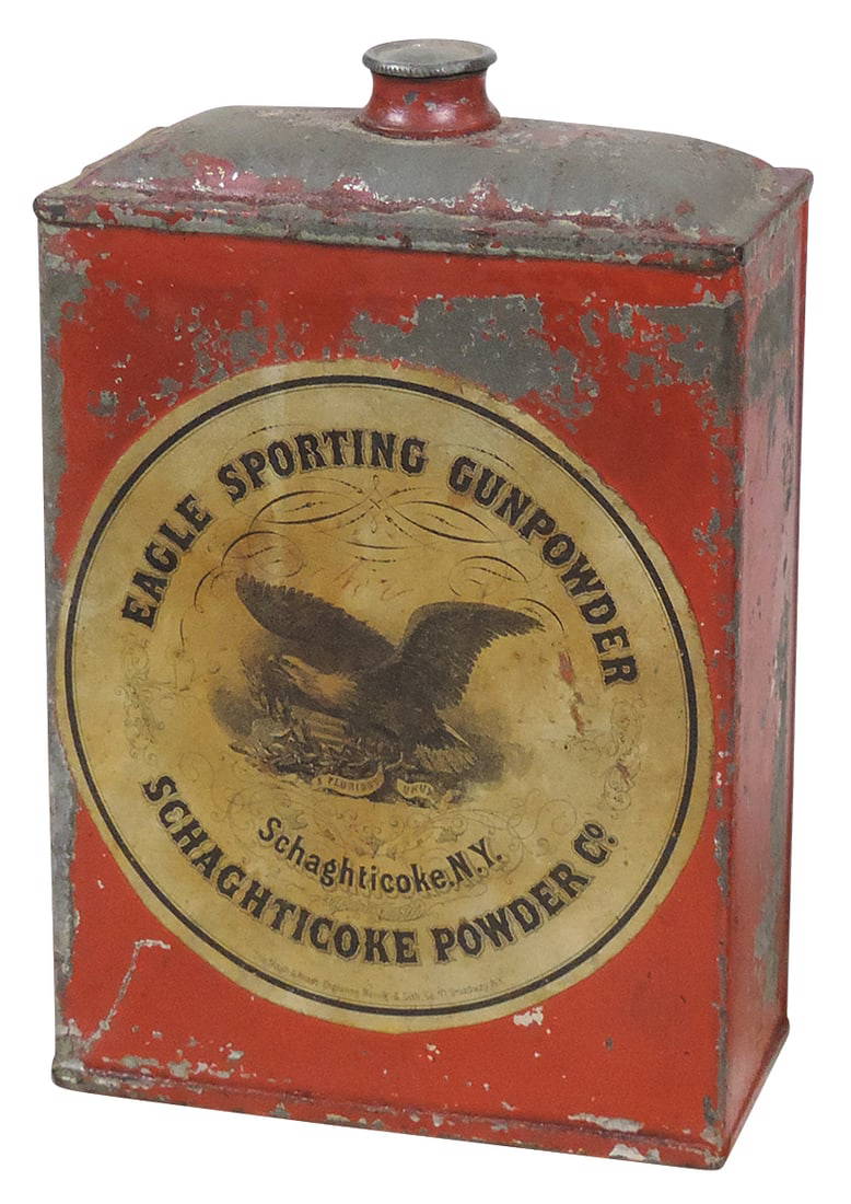 Gunpowder Can, Hazard Smokeless For Shotguns Only, Mfgd By The Hazard ...