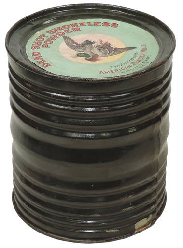 Gunpowder Keg, Dead Shot Smokeless Powder, Mfgd By American Powder ...