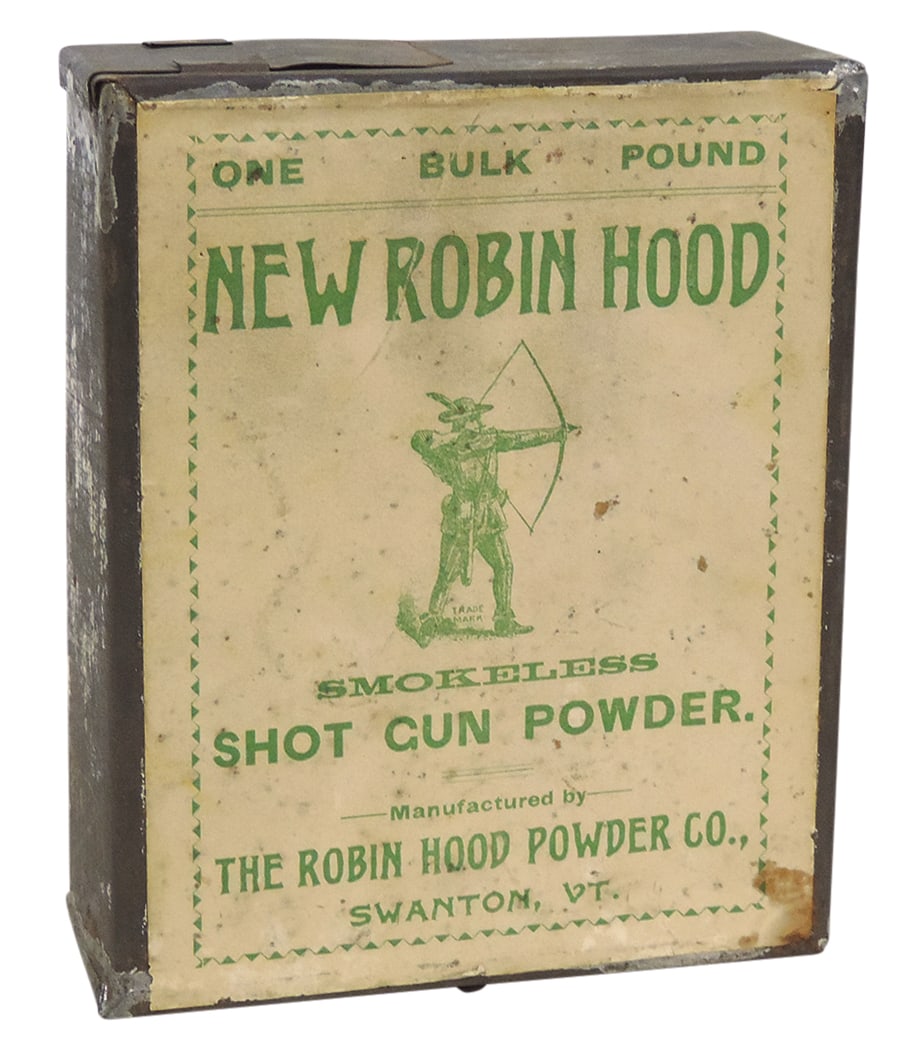 Gunpowder Can, New Robin Hood, Mfgd By The Robin Hood Powder Co ...