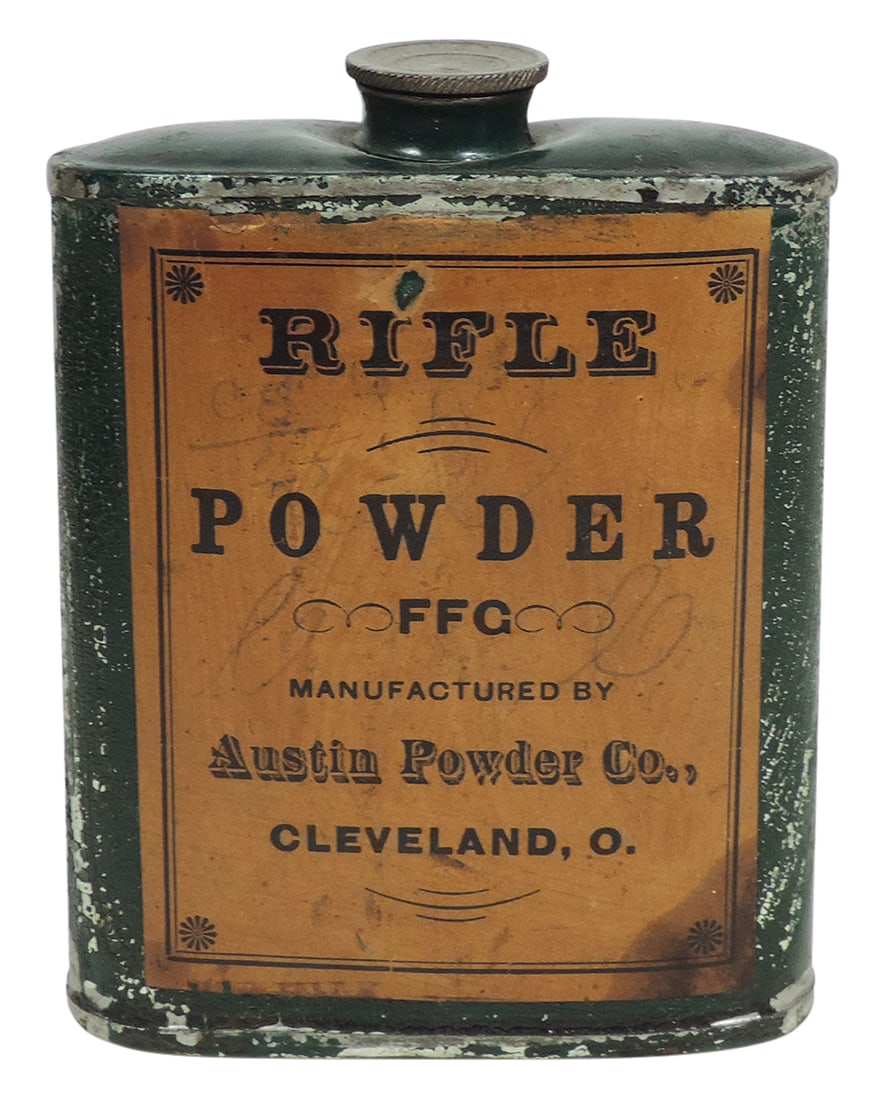 Gunpowder Can, Rifle Powder, Mfgd By Austin Powder Co.-cleveland, Oh, 1 ...