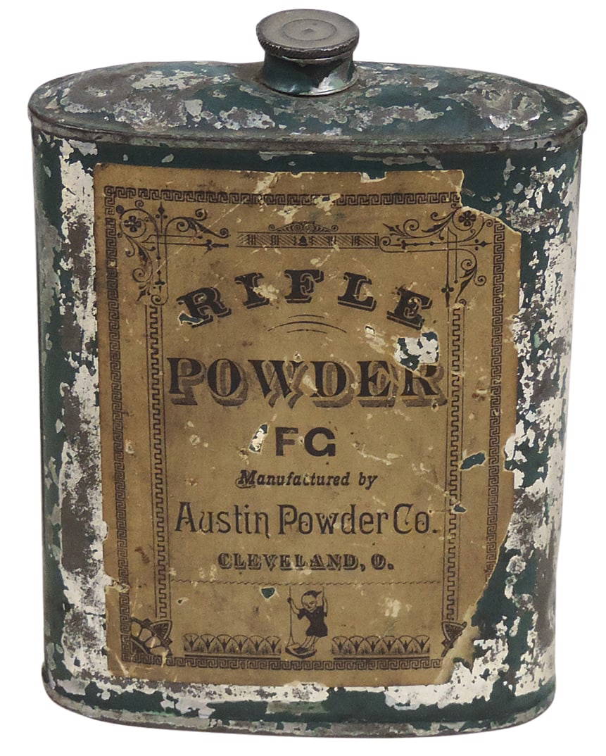 Gunpowder Can, Rifle Powder, Mfgd By Austin Powder Co.-cleveland, O, 1 ...