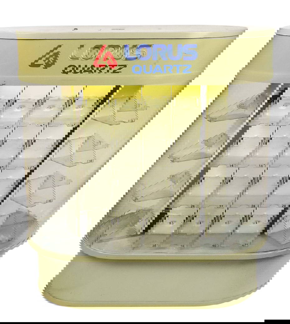 Jewelry Store Counter Display, Lighted Oval Case For Lorus Quartz ...