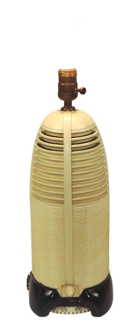 Radio Lamp, Art Deco Lumitone, C.1921, Mfgd By Mitchell, Vg Working ...