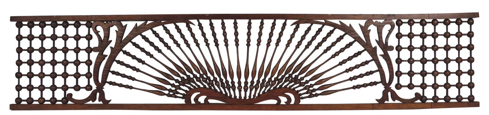 Victorian Spindle Work Parlor Entry Panel, Oak W/scroll Cut Designs ...